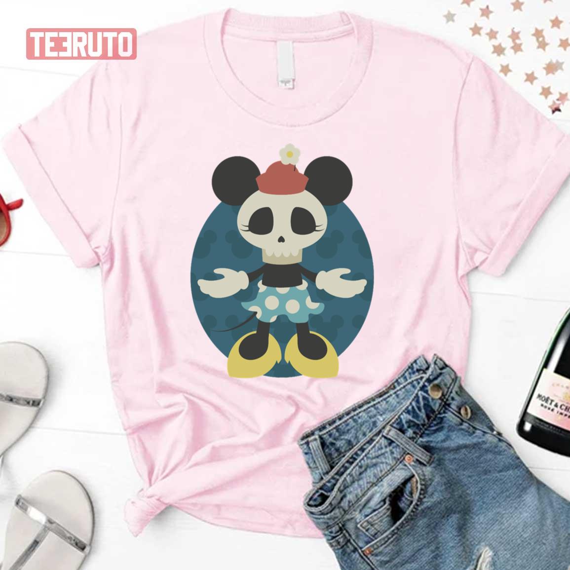 Mrs Mouse Halloween Minie Mice Unisex T-Shirt - Teeruto