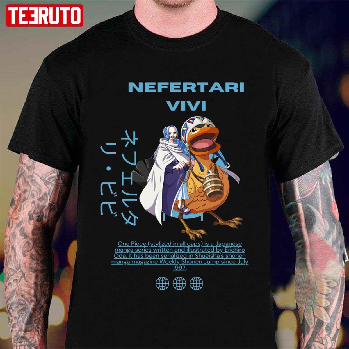 Nefertari Vivi Japan One Piece Unisex T-Shirt - Teeruto