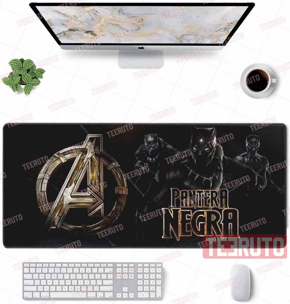 Pantera Negra Avengers Mouse Mat - Teeruto