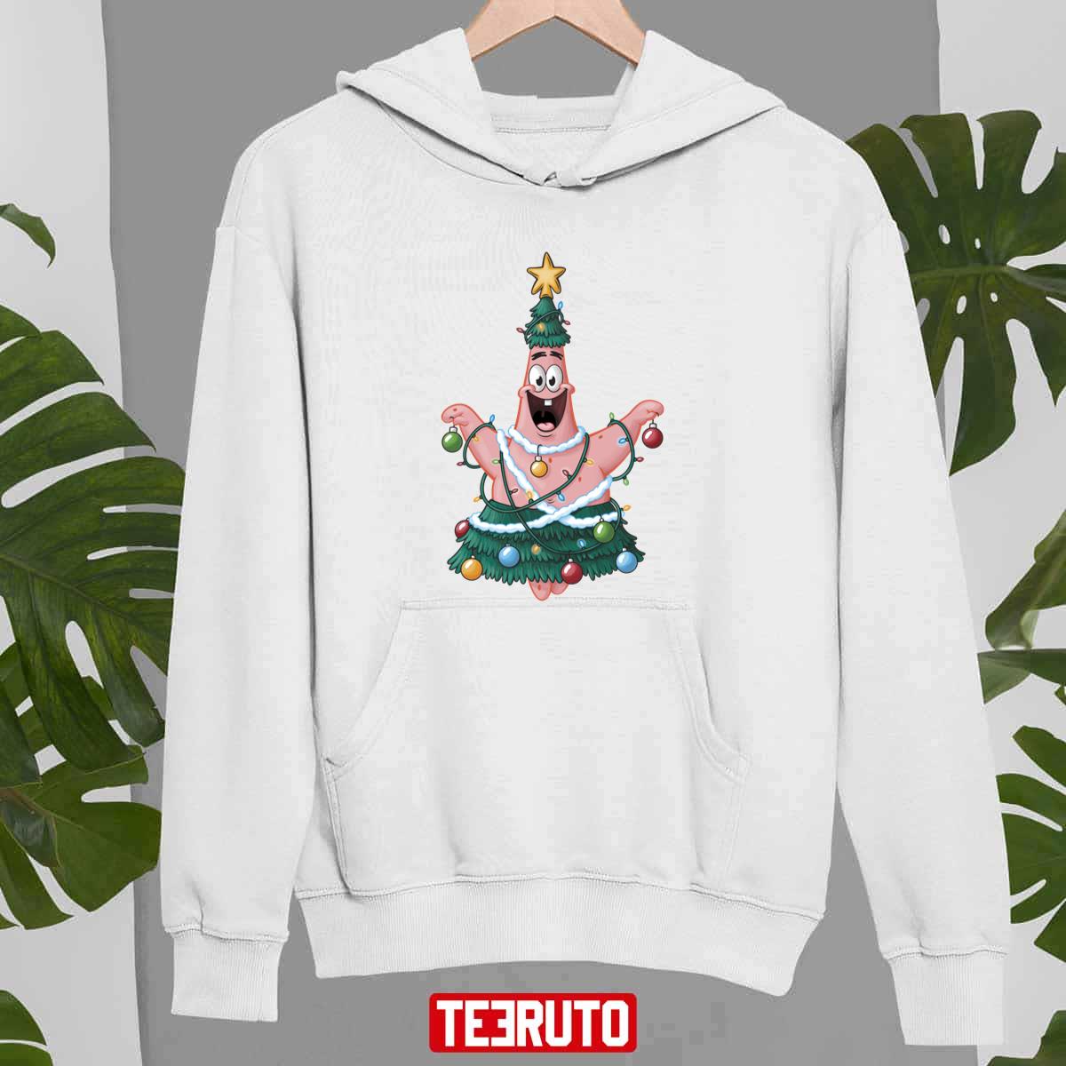 Patrick Star Christmas Tree Halloween Spongebob Unisex Sweatshirt - Teeruto