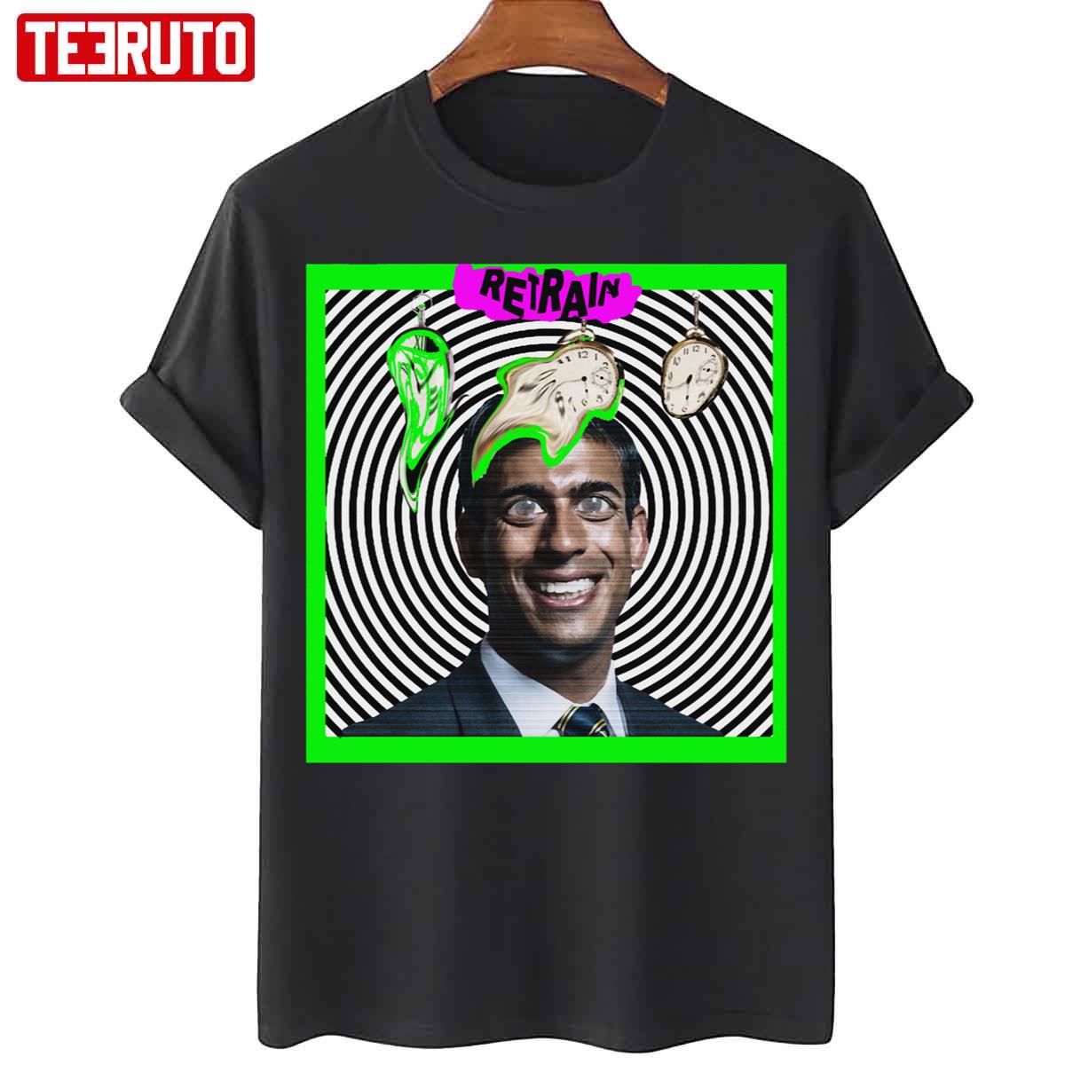 Retrain Meme Rishi Sunak Unisex T-Shirt - Teeruto