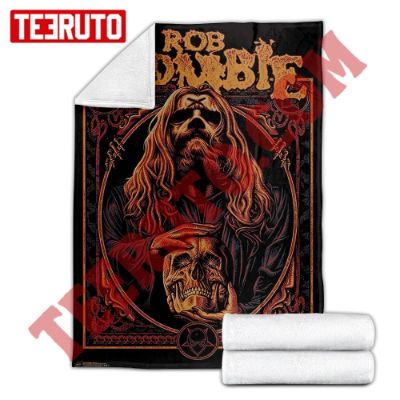 Rob Zombie Warlock Wall Fleece Blanket - Teeruto