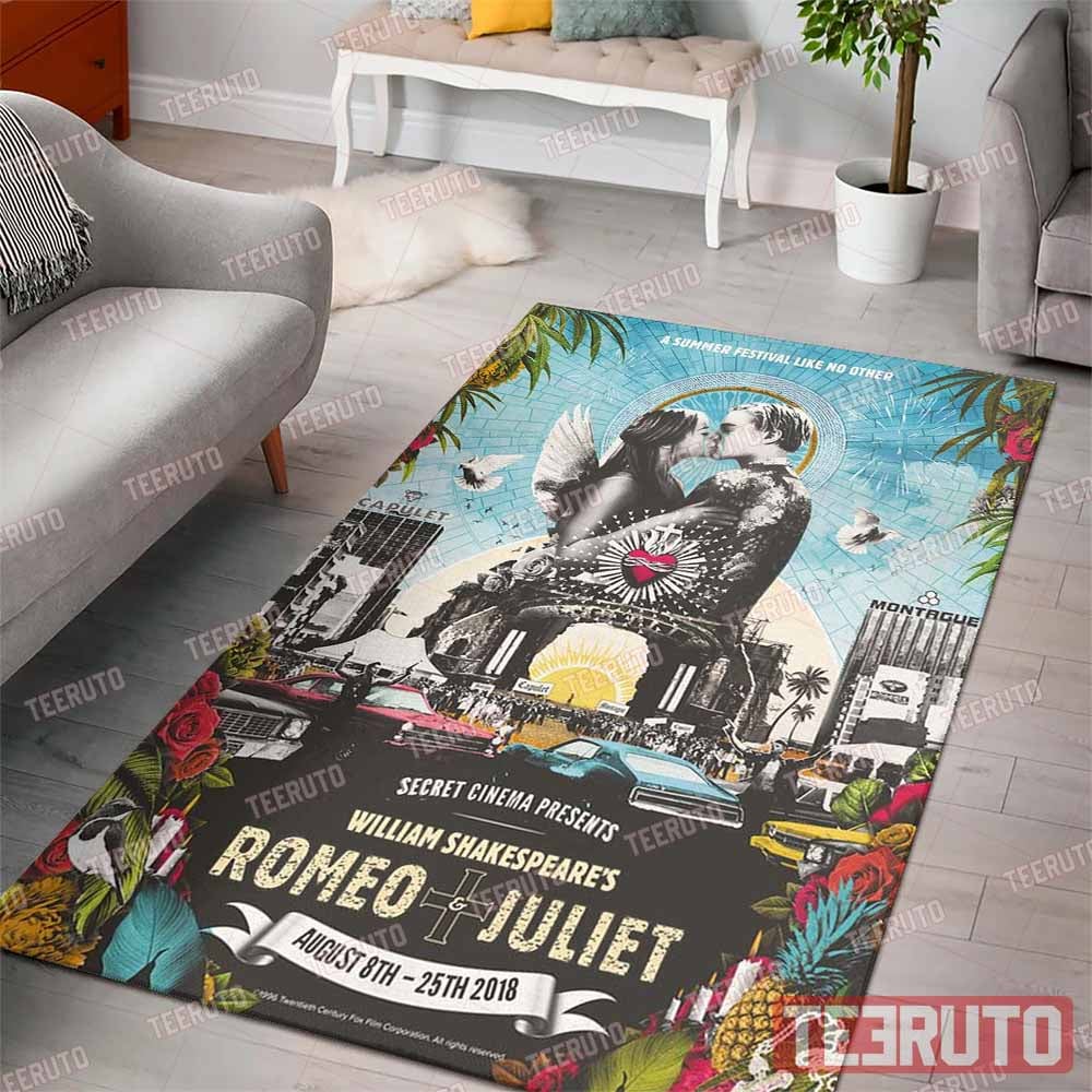 Romeo & Juliet William Shakespeare Rug - Teeruto