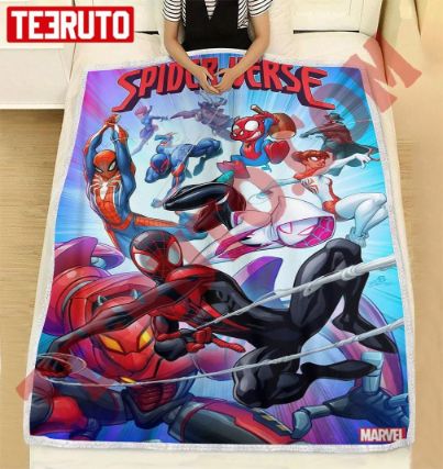 Spider Verse Variant Cover Fleece Blanket - Teeruto