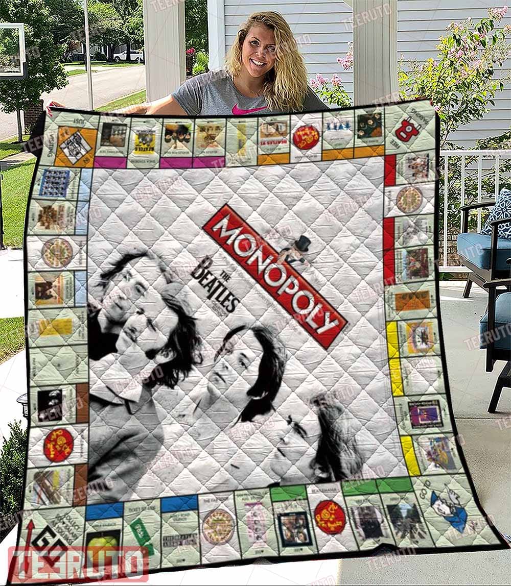 The Beatle Edition Monopoly Quilt Blanket - Teeruto