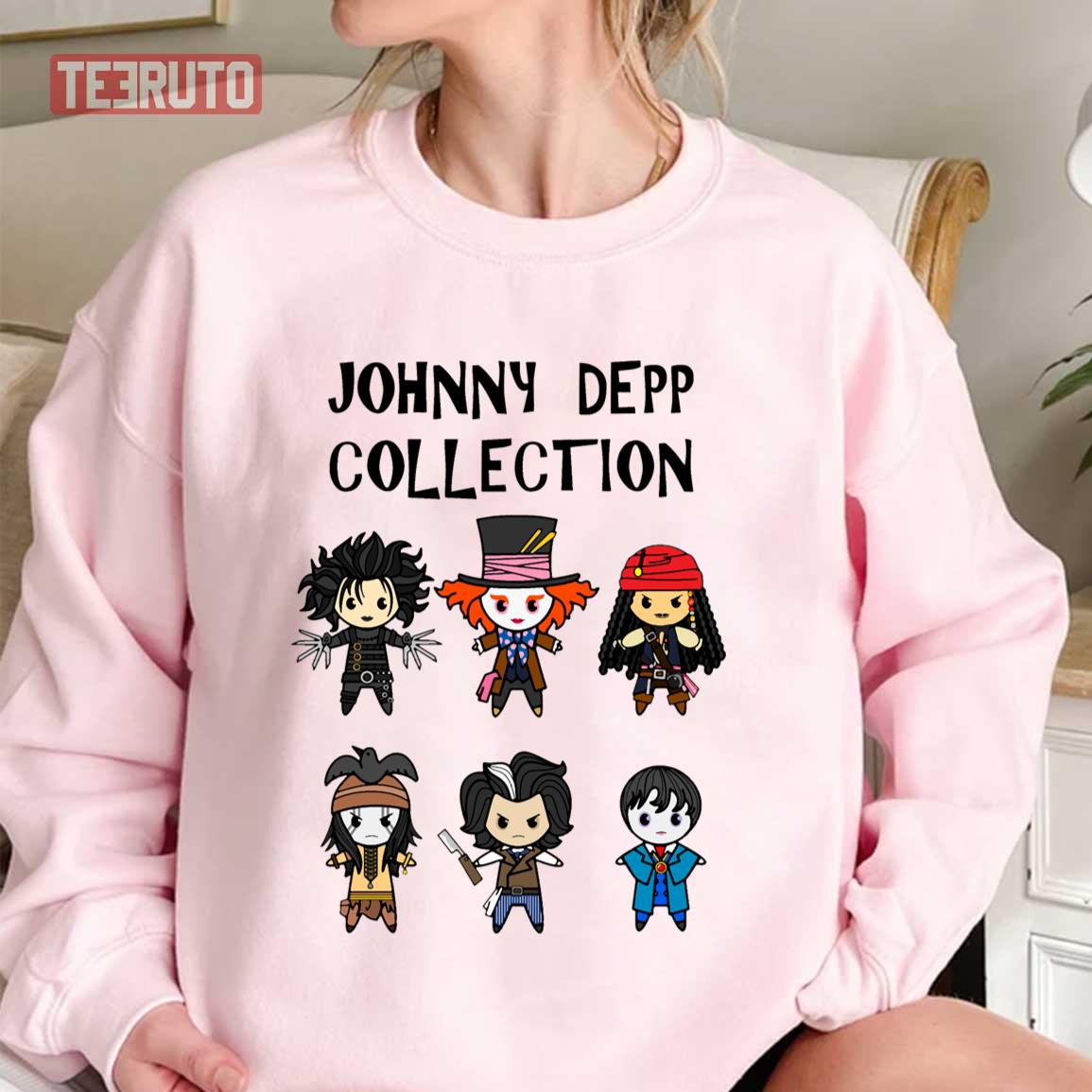 Depp Collection Johnny Depp Pirates Of The Caribbean Unisex T-Shirt ...