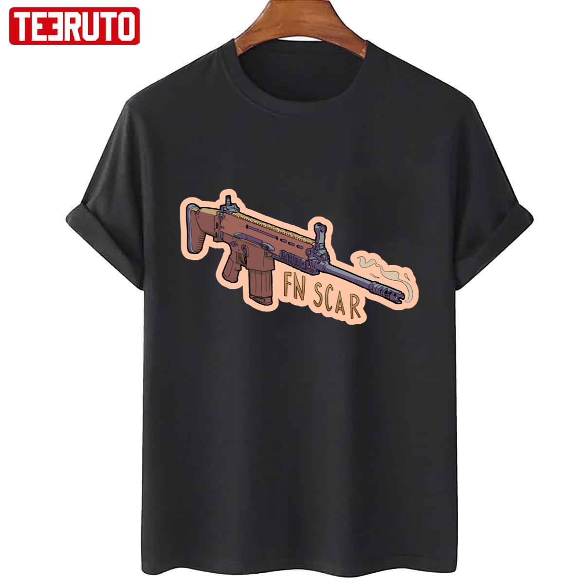 Fn Scar Rifle Gun Unisex T-Shirt - Teeruto
