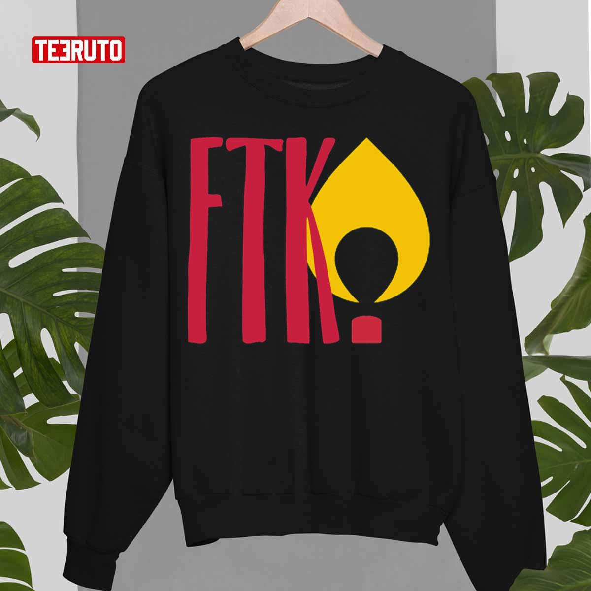 Ftk Red Logo For The Kids Unisex Sweatshirt - Teeruto