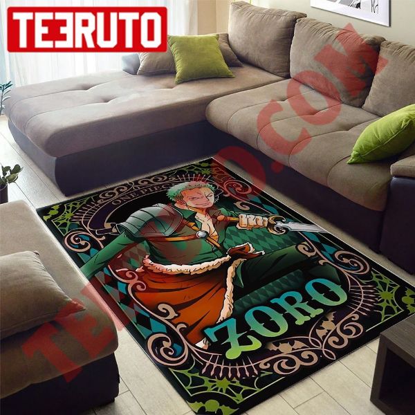 Green Hair Zoro One Piece Rug - Teeruto