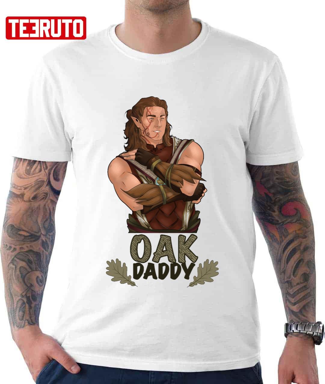 Halsin From Baldur’s Gate Three Aka Oak Daddy Unisex T-Shirt - Teeruto