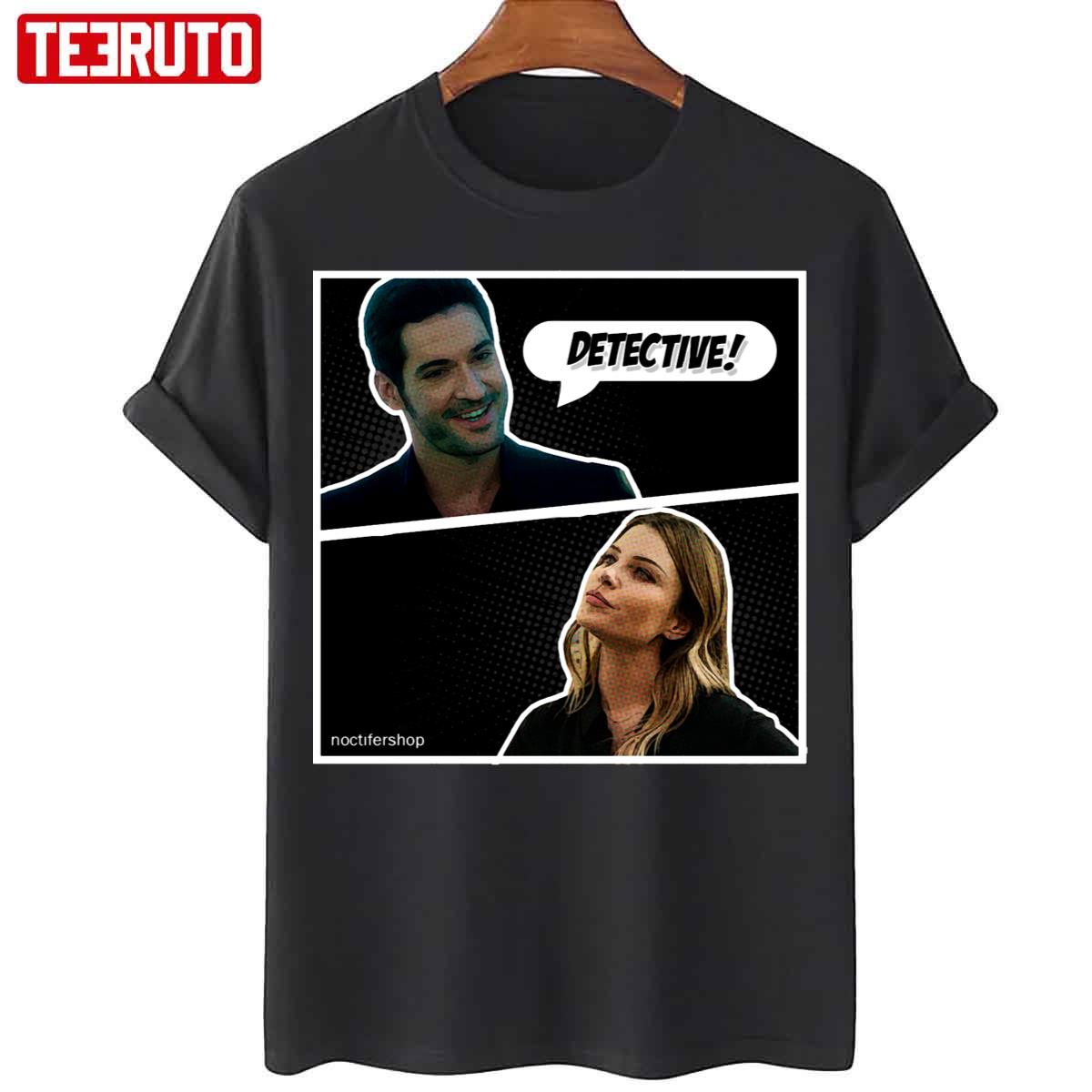 Lucifer Detective Comic Print Unisex T-Shirt - Teeruto