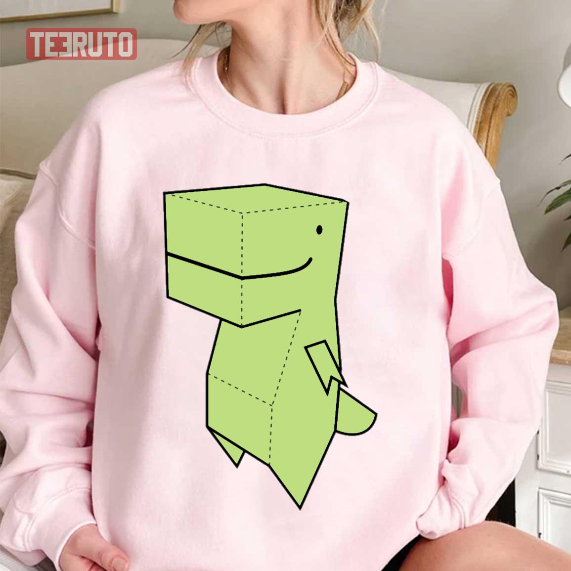 Papercraft Timmy T Rex Unisex Sweatshirt - Teeruto