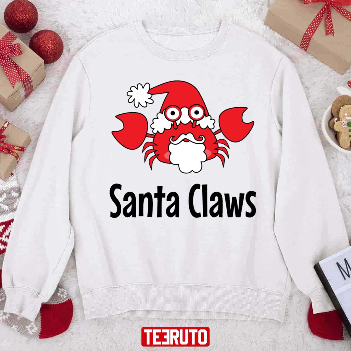 Santa Claws Crab Unisex Sweatshirt - Teeruto