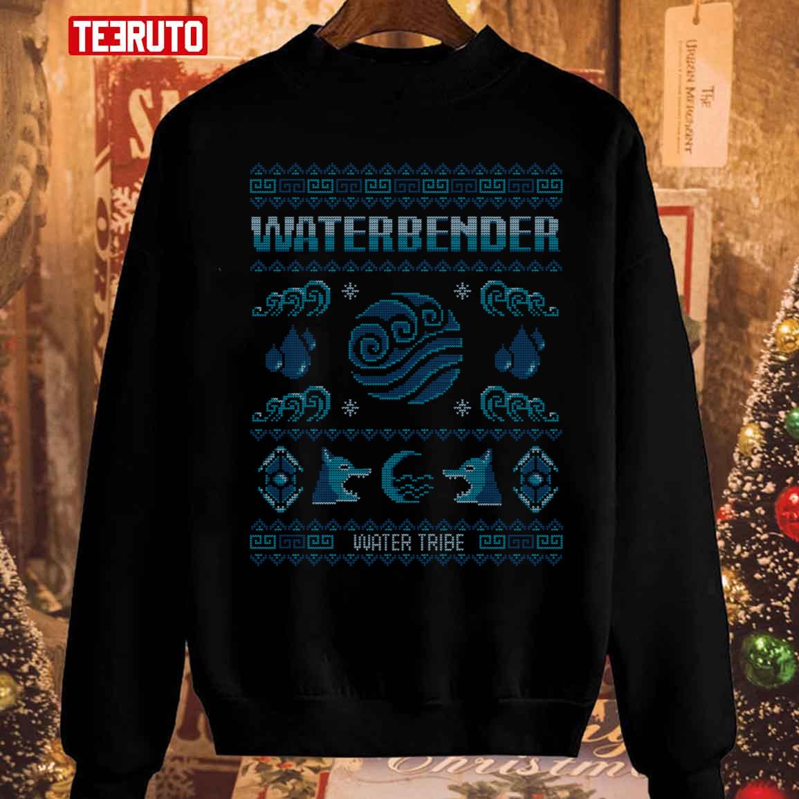 Avatar Waterbending Katara Christmas Korra Water Sweatshirt - Teeruto
