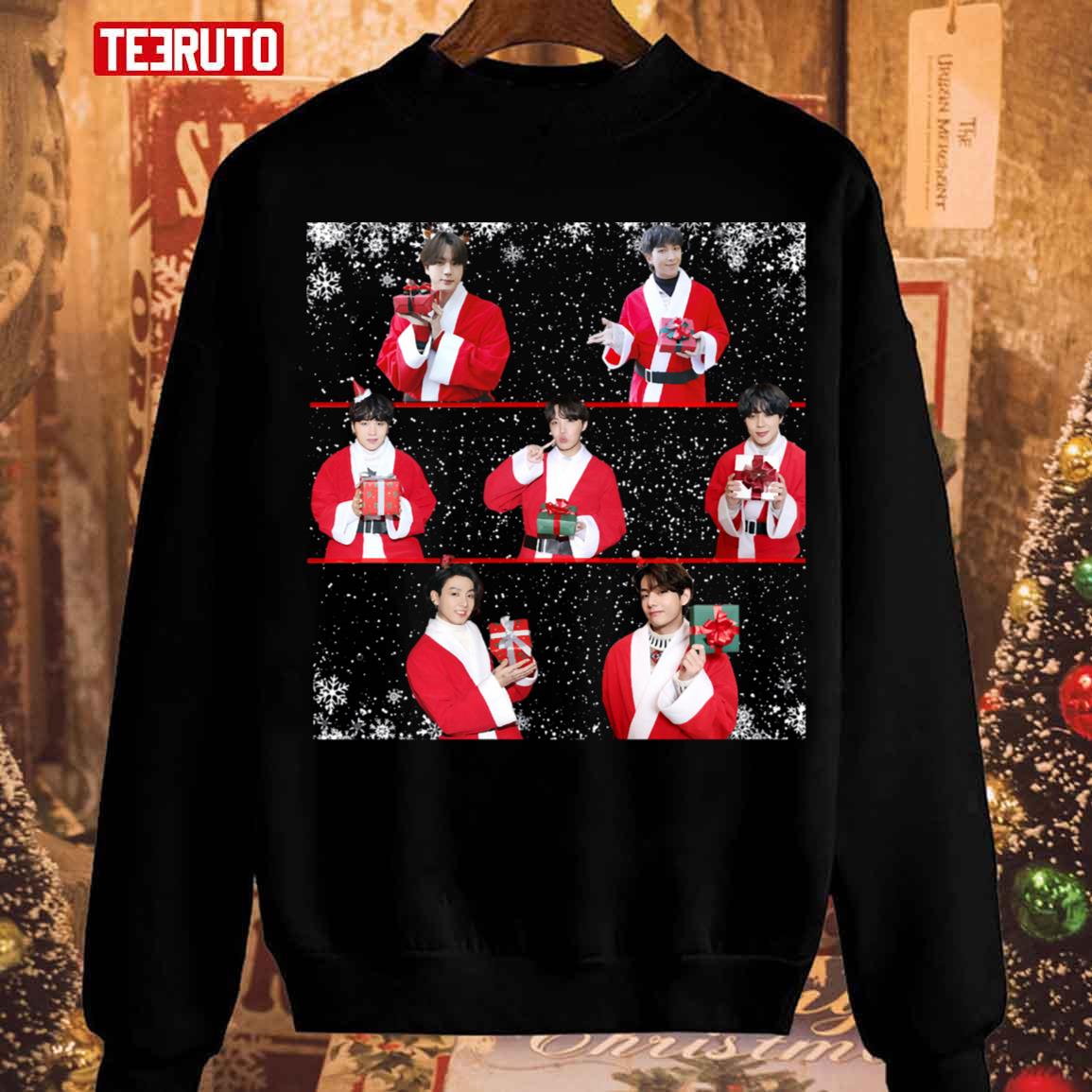 Bts Christmas Sweatshirt - Teeruto