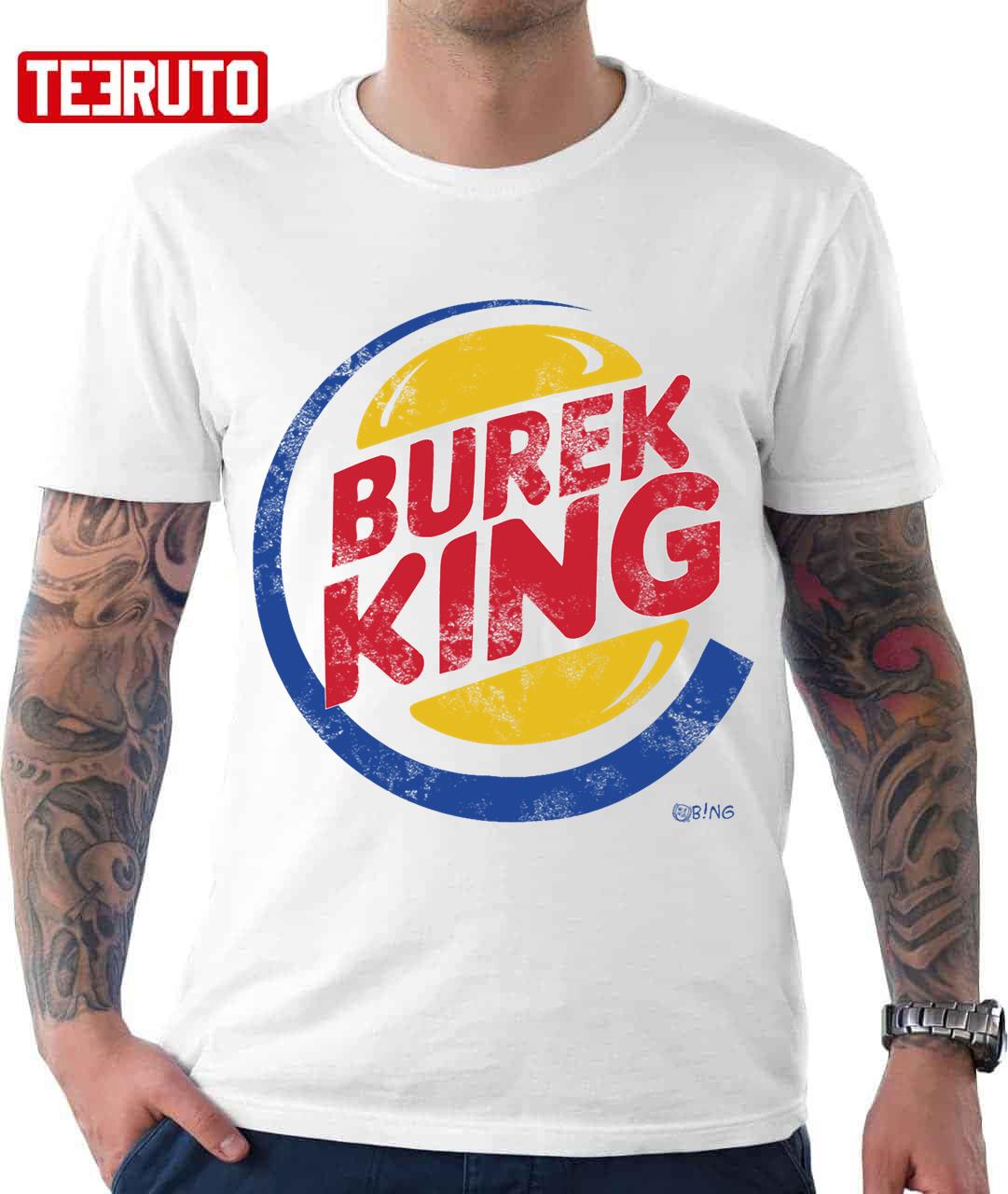 Burek King Animated Art Unisex T-Shirt - Teeruto