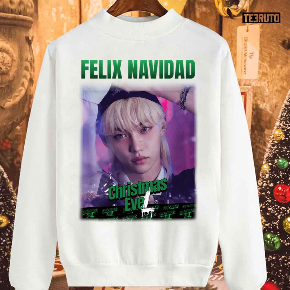 Felix Navidad Stray Kids Christmas Evel Unisex Sweatshirt - Teeruto