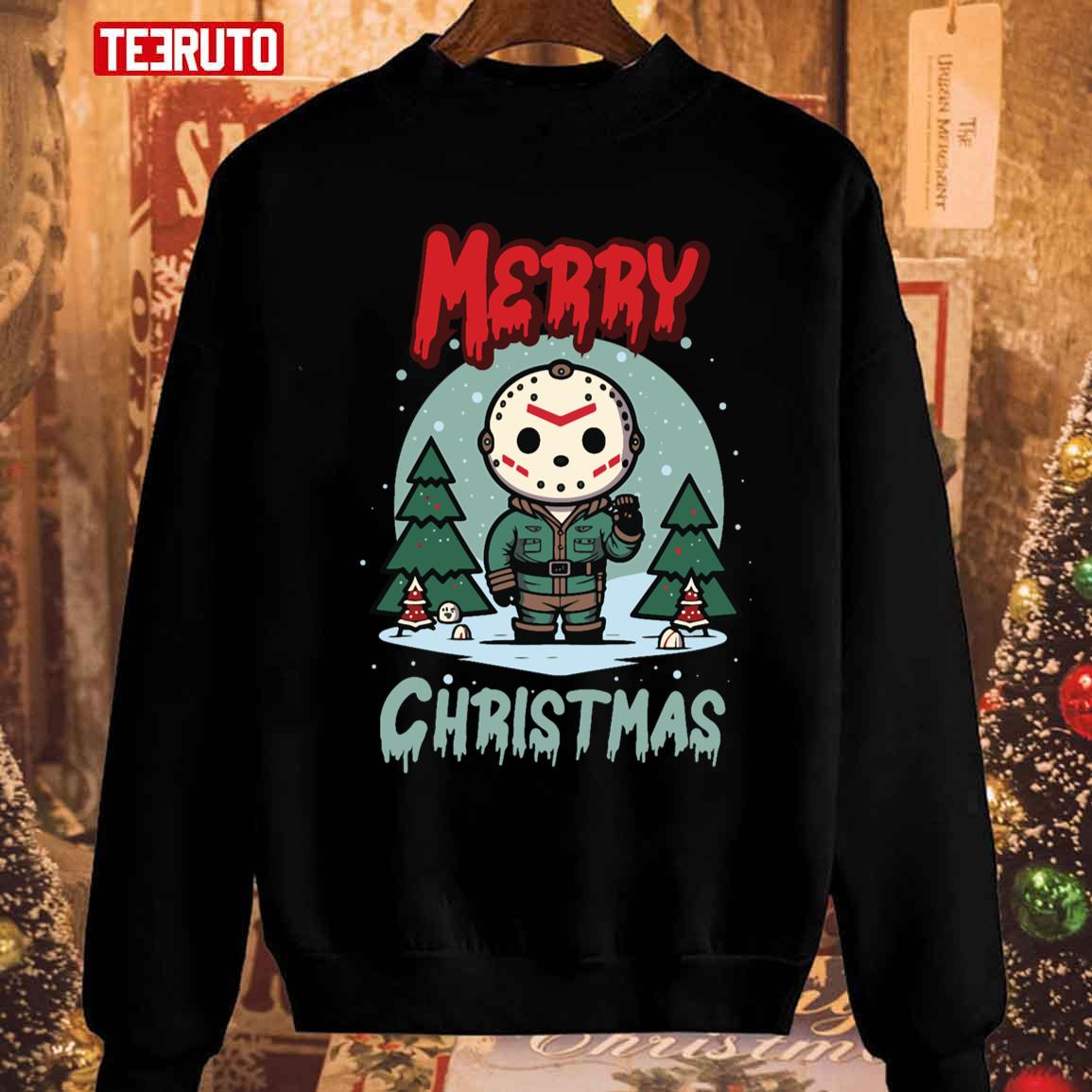 Horror Jason Christmas Jason Voorhees Unisex Sweatshirt - Teeruto