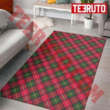 Red And Green Plaid 2023 Pattern Rug - Teeruto