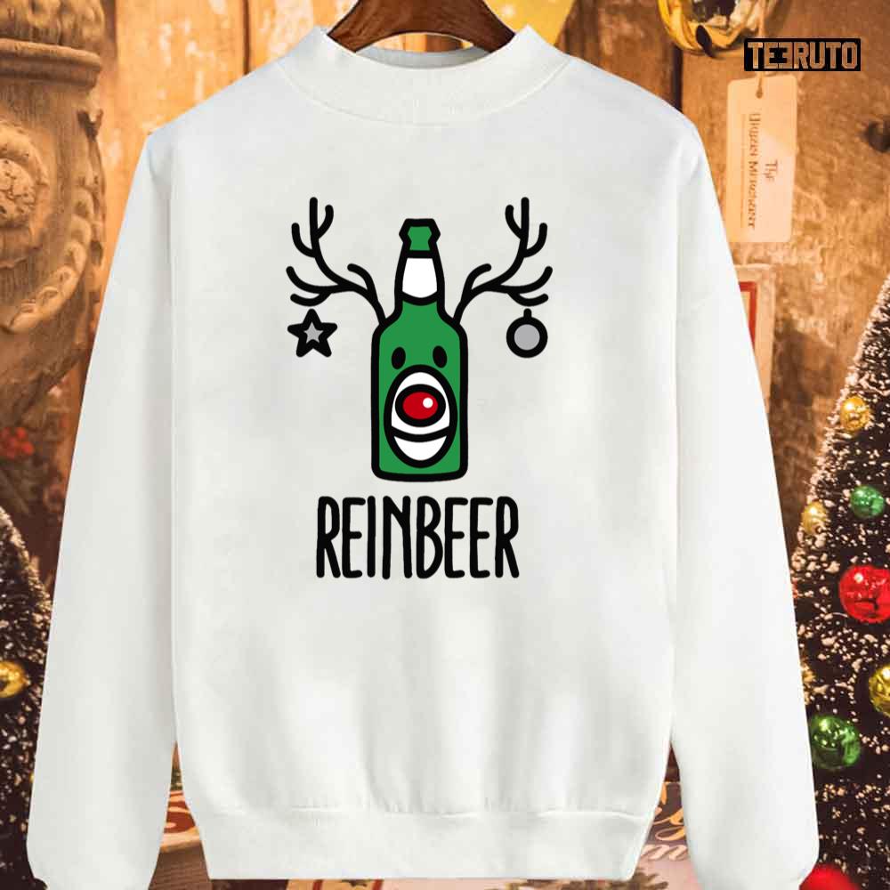 Reinbeer Reindeer Beer 2023 Christmas Sweatshirt - Teeruto