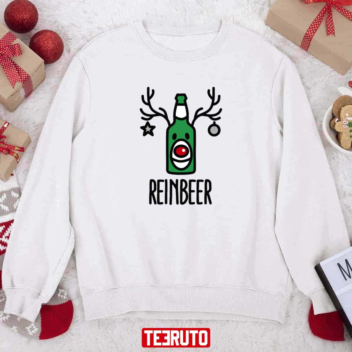 Reinbeer Reindeer Beer 2023 Christmas Sweatshirt - Teeruto