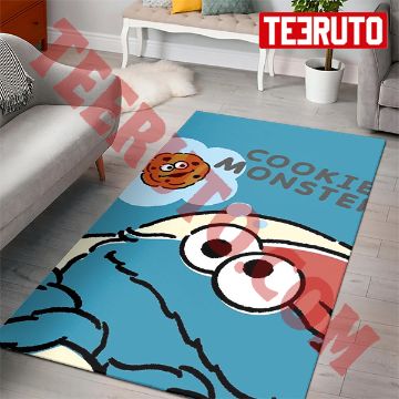 The Blue Muppet Cookie Monster Rug - Teeruto