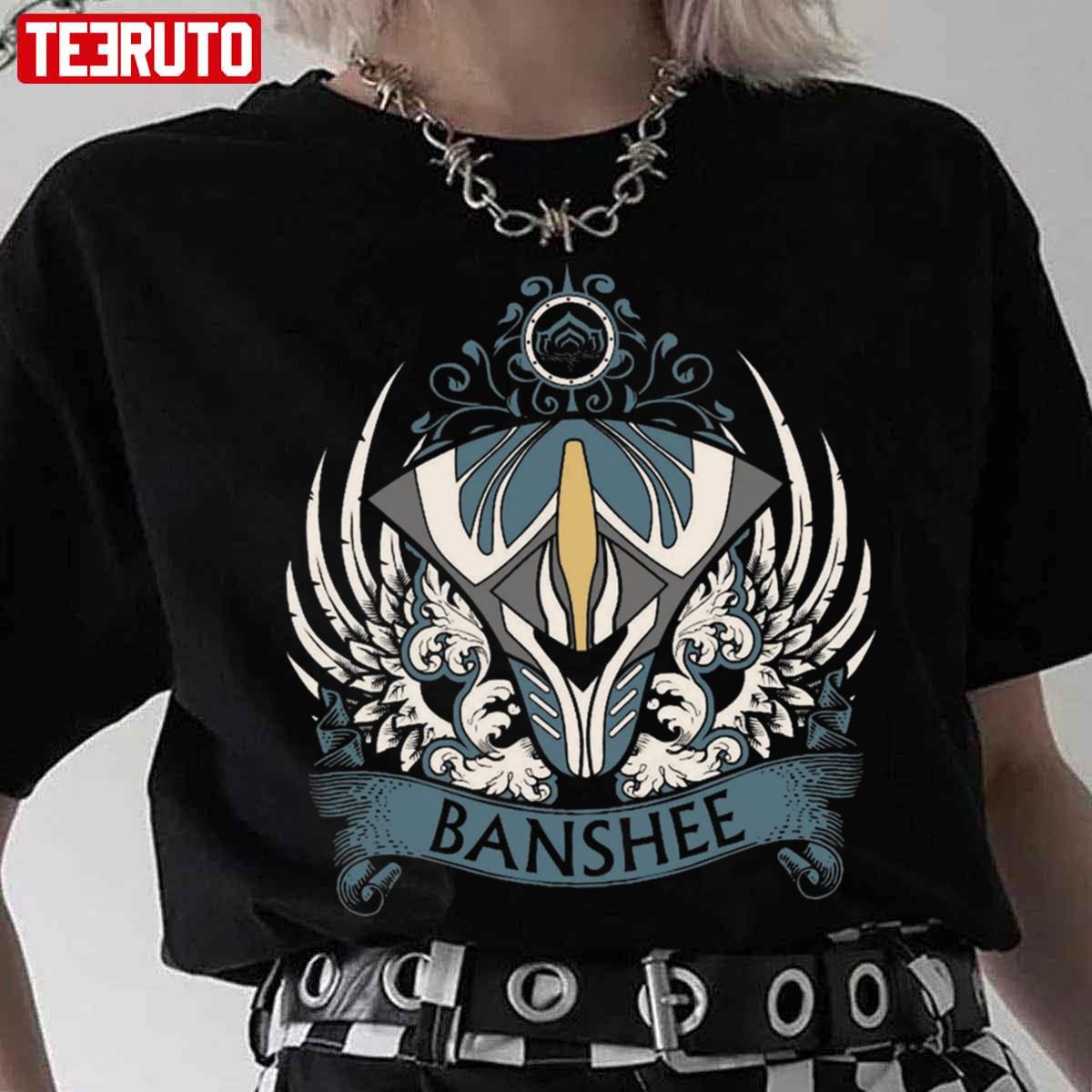 Banshee Circle Logo Warframe Unisex T-Shirt - Teeruto