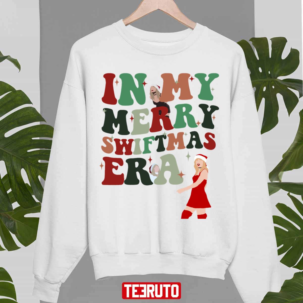 In My Merry Swiftmas Era Swiftmas Taylor's Version Unisex Sweatshirt - Teeruto