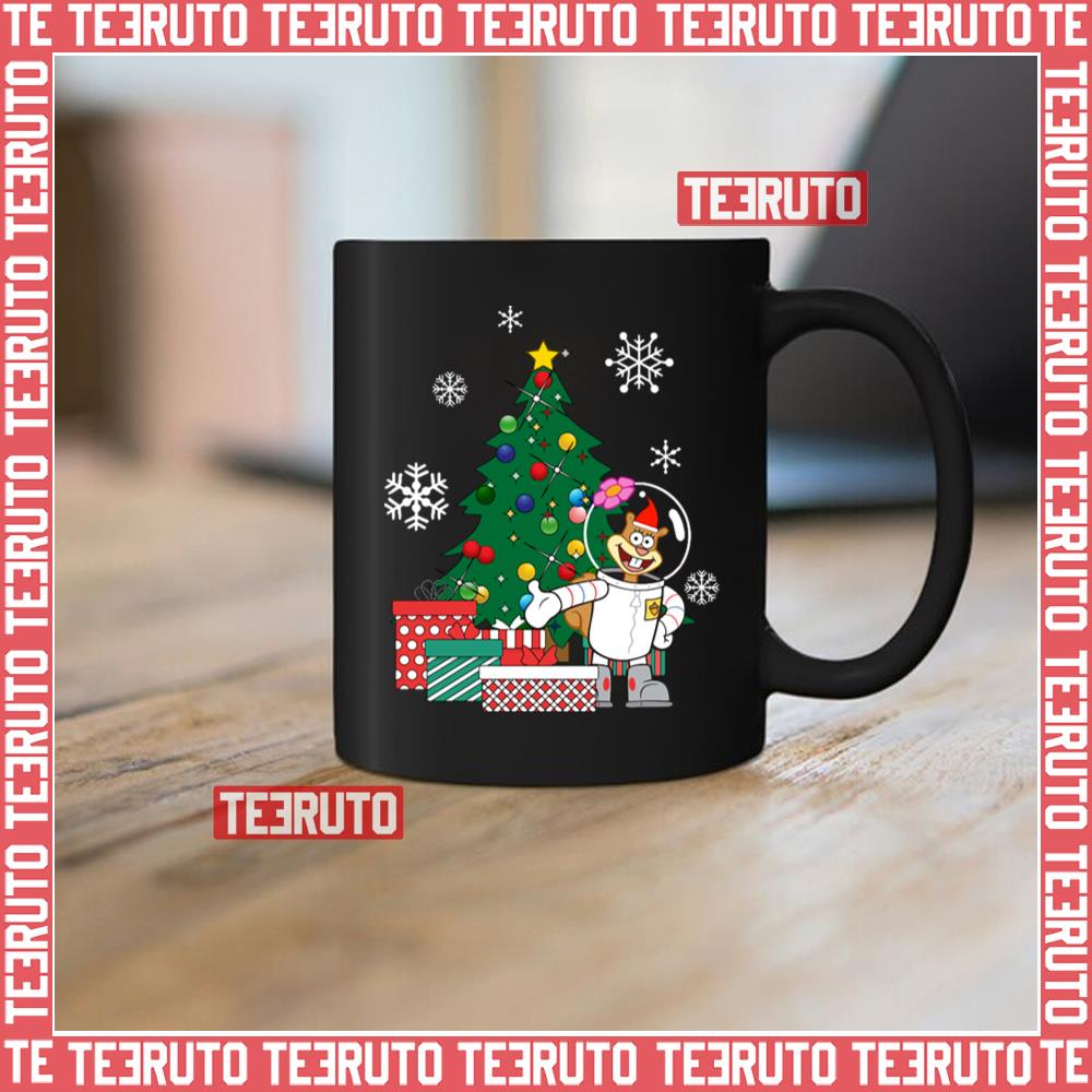 Sandy Cheeks Around The Christmas Tree Spongebob Unisex Sweatshirt ...