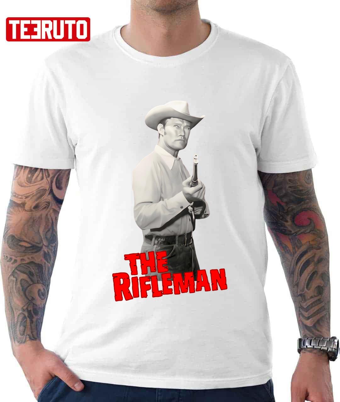 The Rifleman Chuck Connors 50s Tv Western Unisex T-Shirt - Teeruto