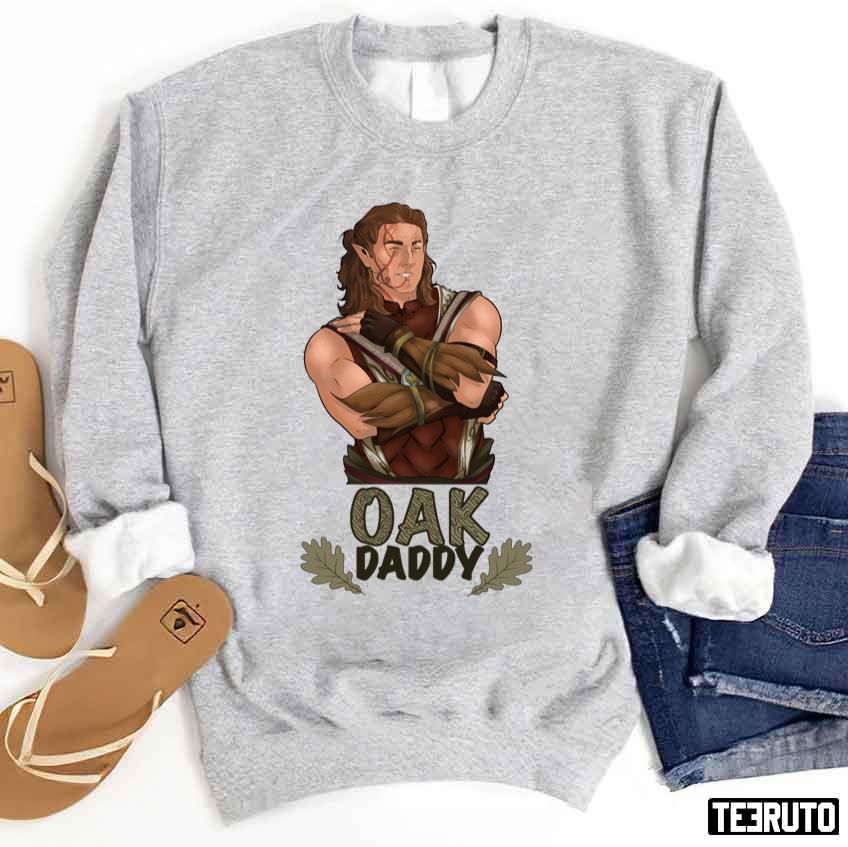 Halsin From Baldur’s Gate Three Aka Oak Daddy Unisex T-Shirt - Teeruto