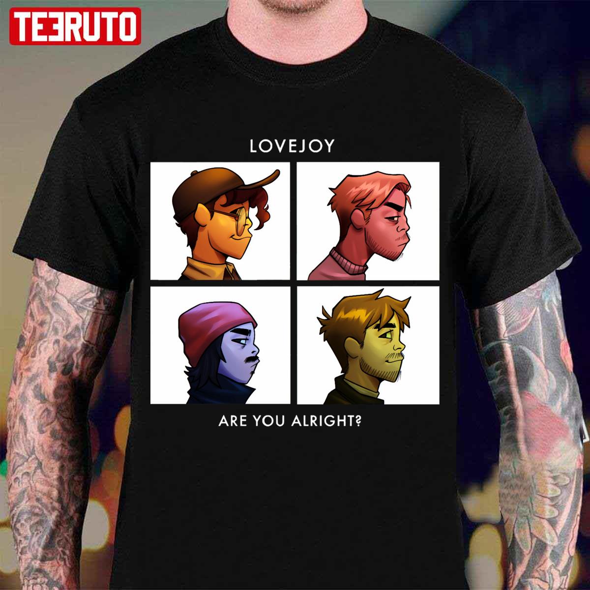 Lovejoy Band Lovejoy Sticker Unisex Sweatshirt - Teeruto