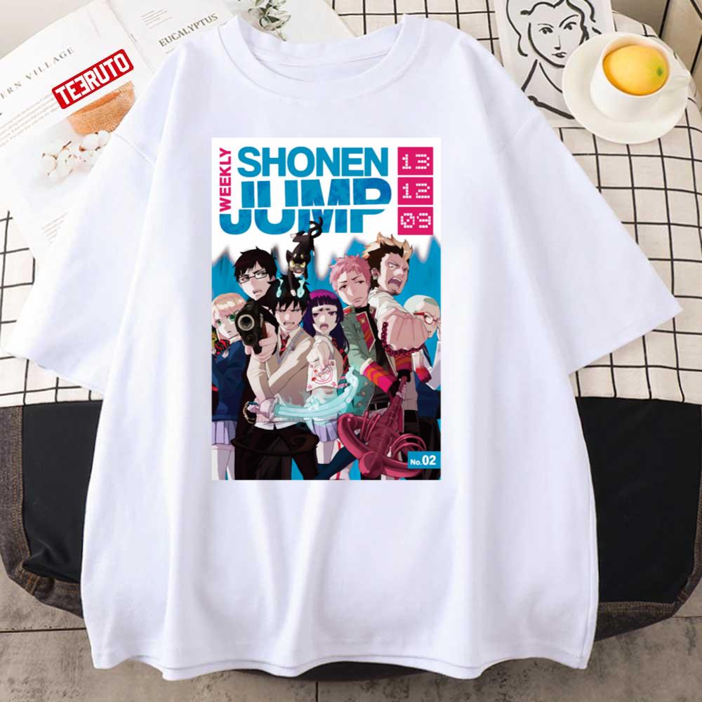 Blue Exorcist Shonen Jump Cover Art Unisex T-Shirt - Teeruto