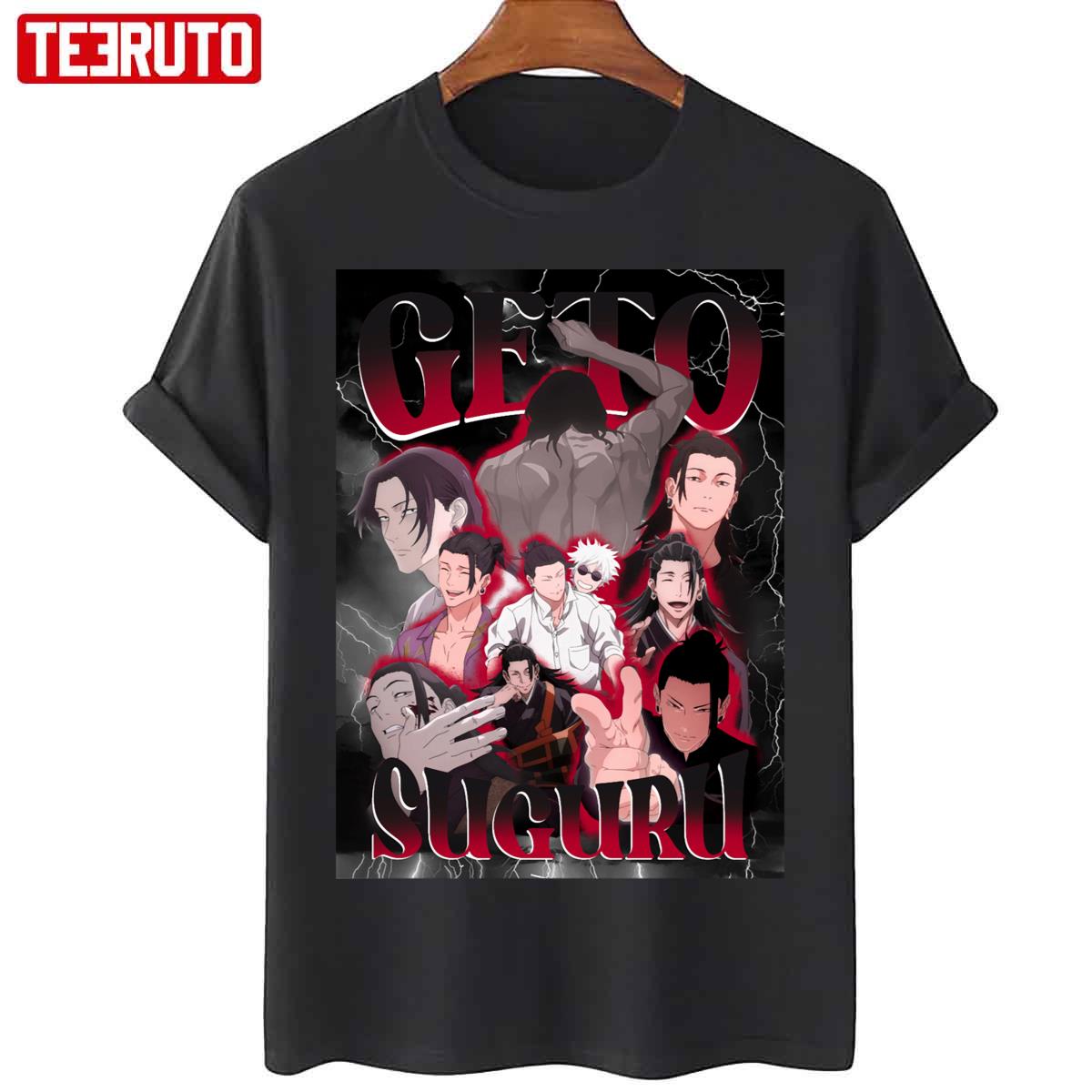 Geto Suguru Collage Design Jujutsu Kaisen Unisex T-Shirt - Teeruto