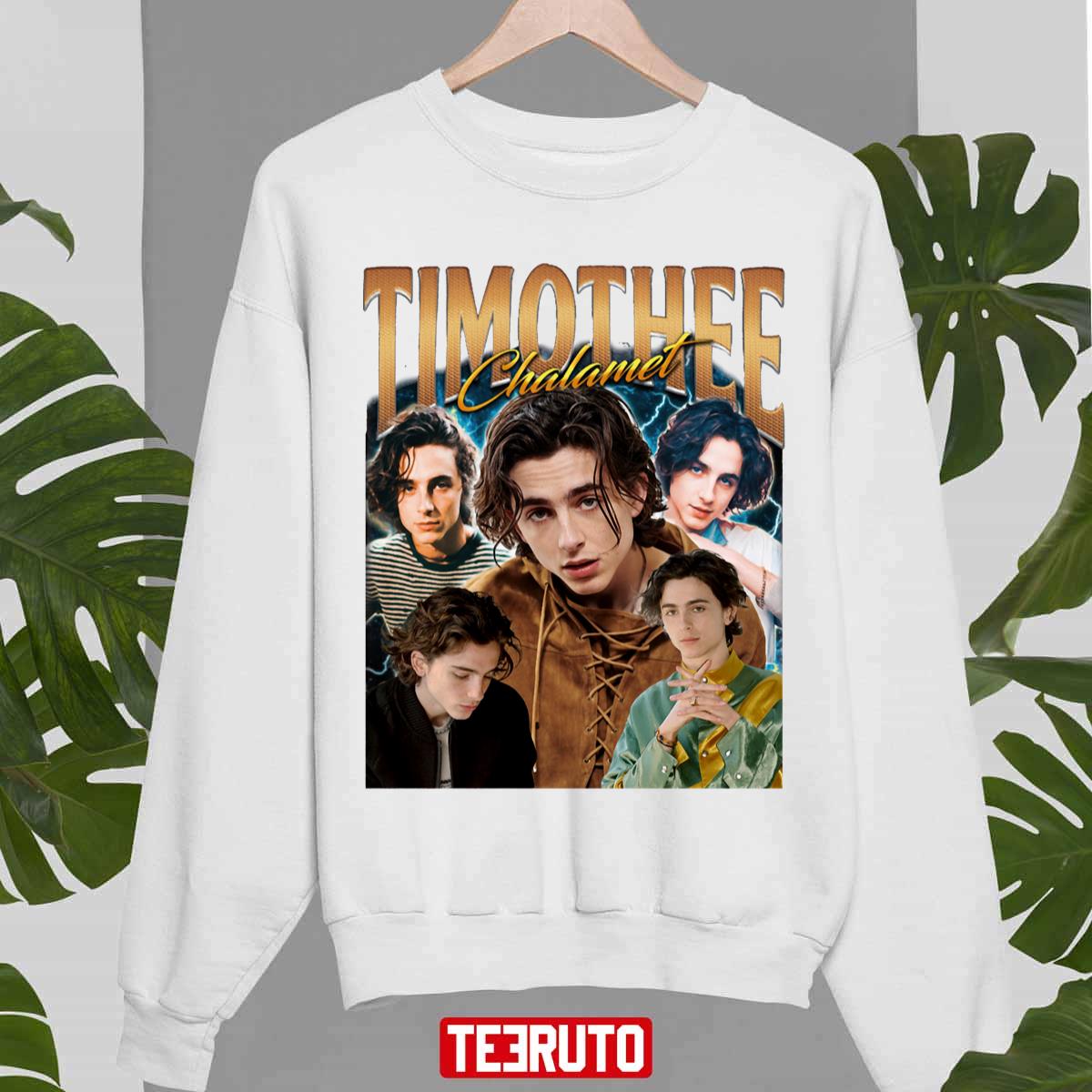 Retro Timothee Chalamet Art Unisex Sweatshirt - Teeruto